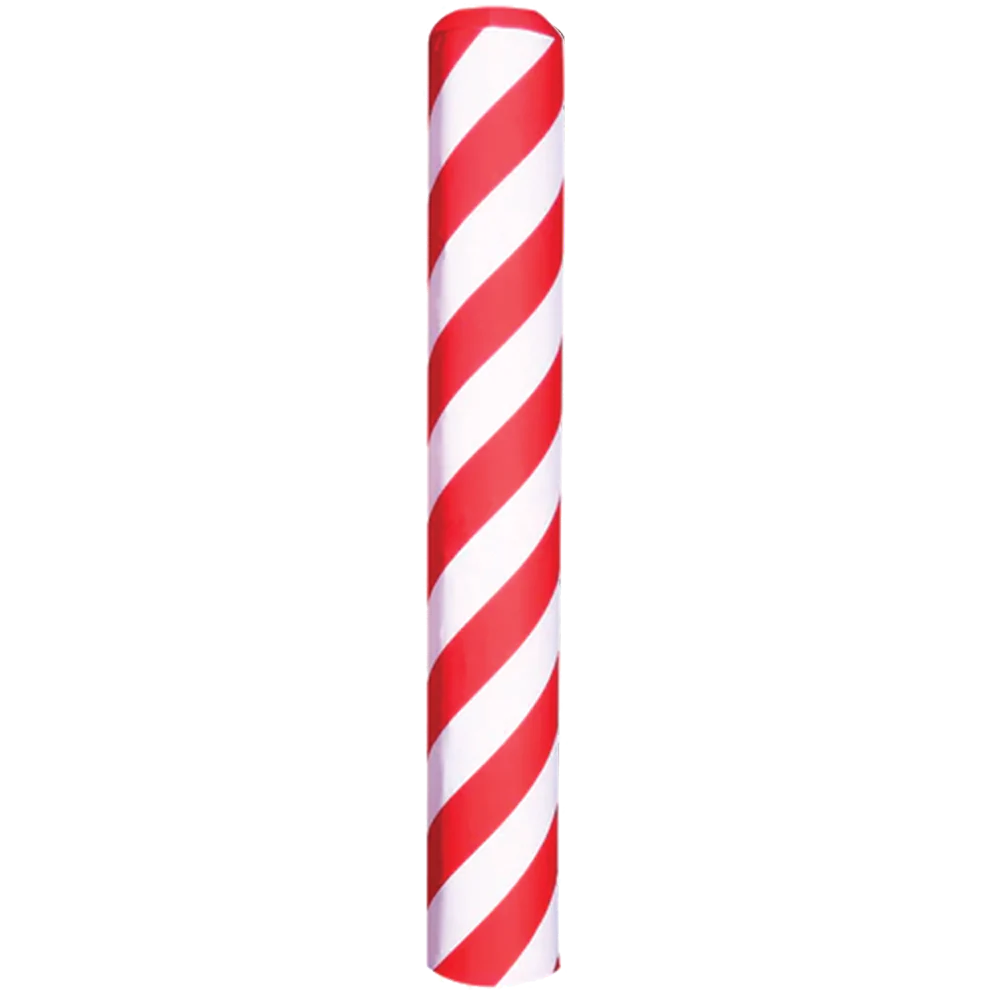 Candy Cane Bollard Cover – For You Fabric